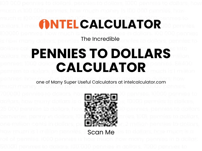 Pennies to Dollars Calculator | Value, Weight & Roll Converter