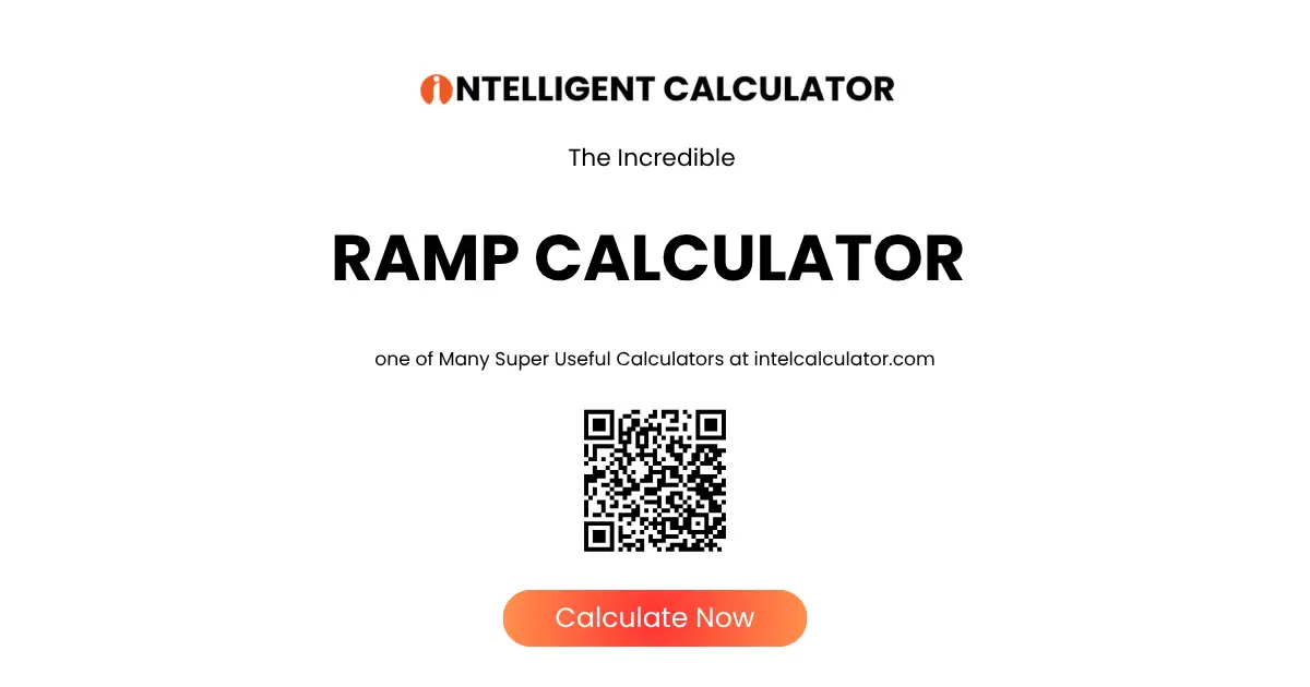Ramp Calculator – Calculate Slope, Length & Rise